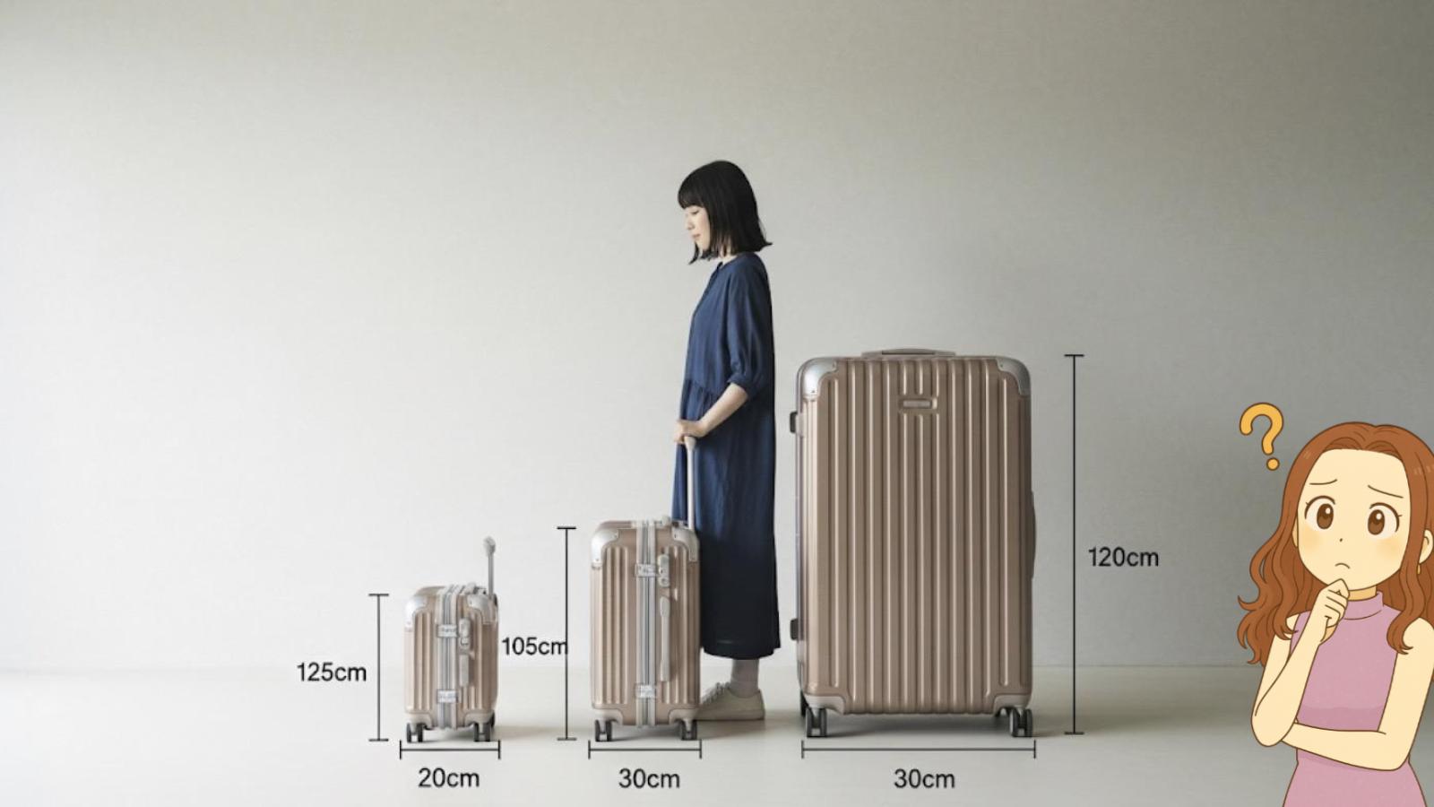 5泊6日スーツケースの大きさ決定版！何リットルが最適か解説